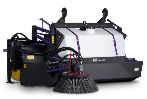 Wheel Loader Specialty Attachments Holms PH Pick-up Sweeper | GEM Attachments